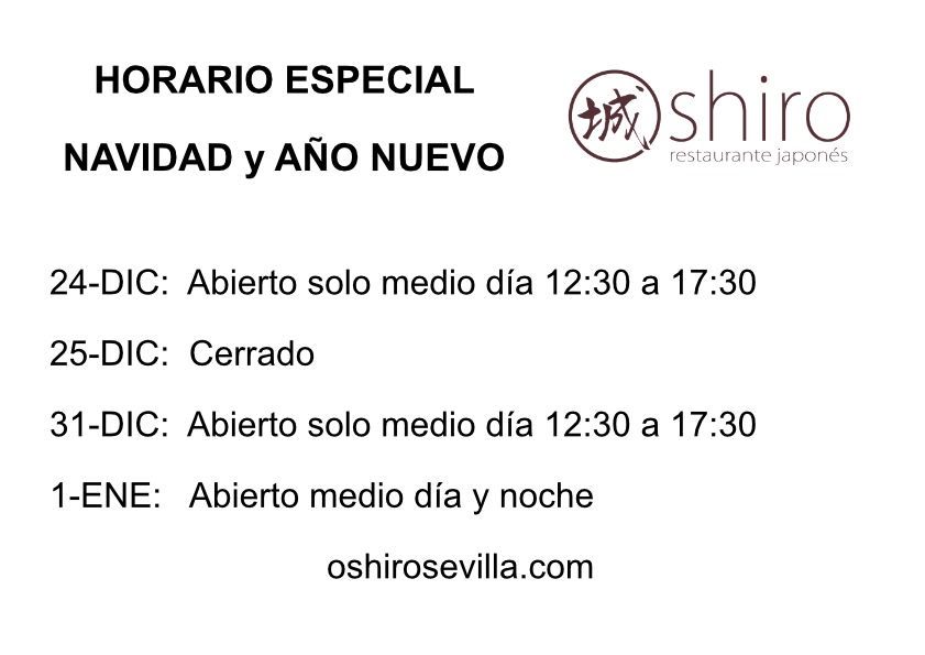 Restaurante Japones Sevilla Oshiro